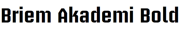 Identifont - Briem Akademi