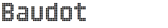 Identifont - Baudot Pop Open