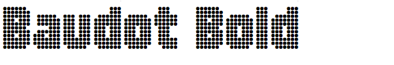 Identifont - Baudot Pop Open