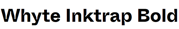 Identifont - Whyte Inktrap Super