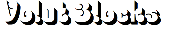 Identifont - Volut Outline Blocks