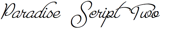 Identifont - Paradise Script Three
