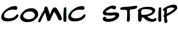 Identifont - Comic Strip