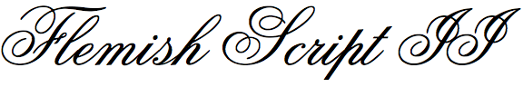 Identifont - Flemish Script