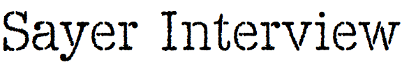 Identifont - Sayer Interview (Mecanorma)