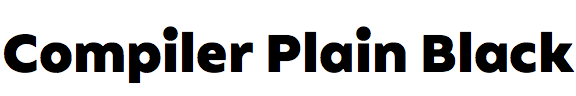 Identifont - Compiler Black