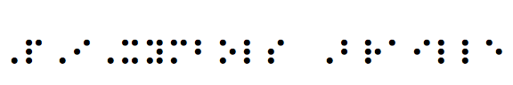 Identifont - Apple Braille