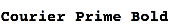 Identifont - Courier Bold
