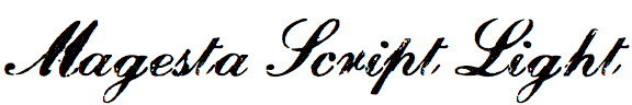 Identifont - Magesta Script