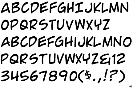Identifont - Comic Geek BB