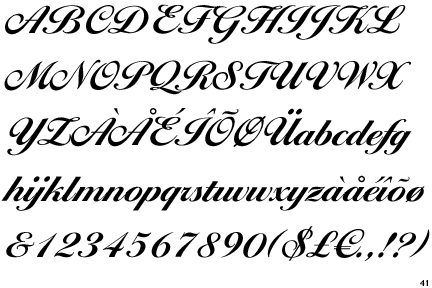 Identifont - EF Ballantines Script Bold