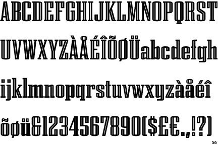 Identifont - Citadel Inline
