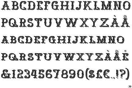 Identifont - Bamberforth Shadowed