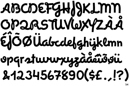 Identifont - Espangles