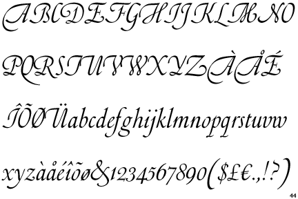 Identifont - LTC Artscript