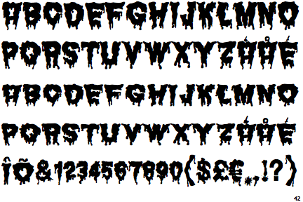 Identifont - Blood V1