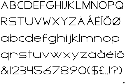 Identifont - Blacktie Extra Expanded