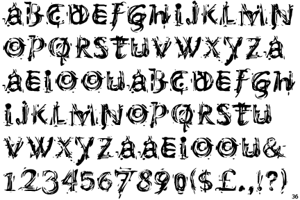 Identifont - Zebraflesh