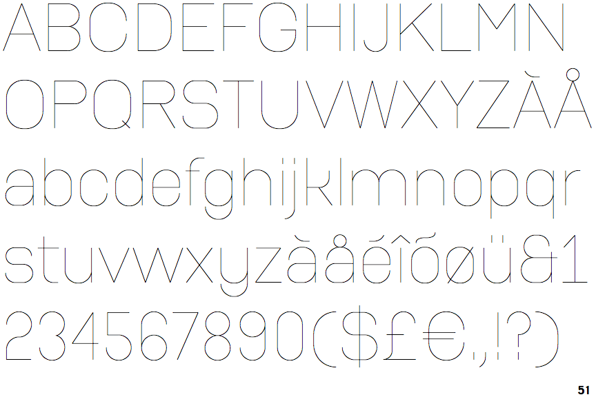 Identifont - Diagraph Hairline