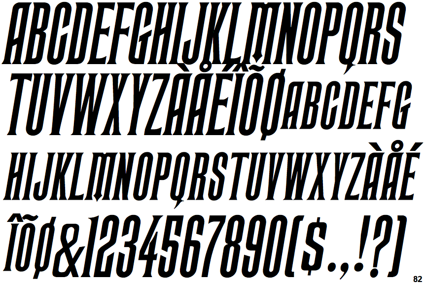 Identifont - Downtown Poster Condensed