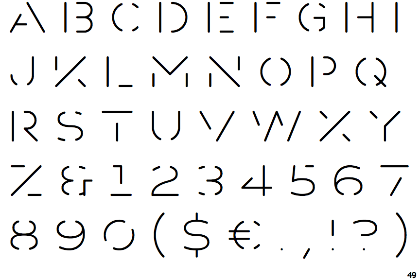 Identifont - Fun City Level 1 Stencil