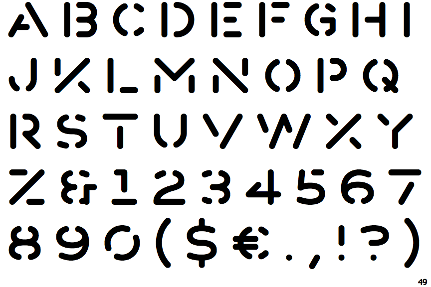 Identifont - Fun City Level 2 Stencil