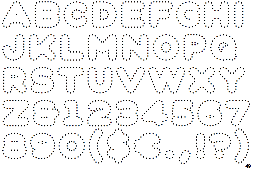 Identifont - Fun City Level 4 Dots