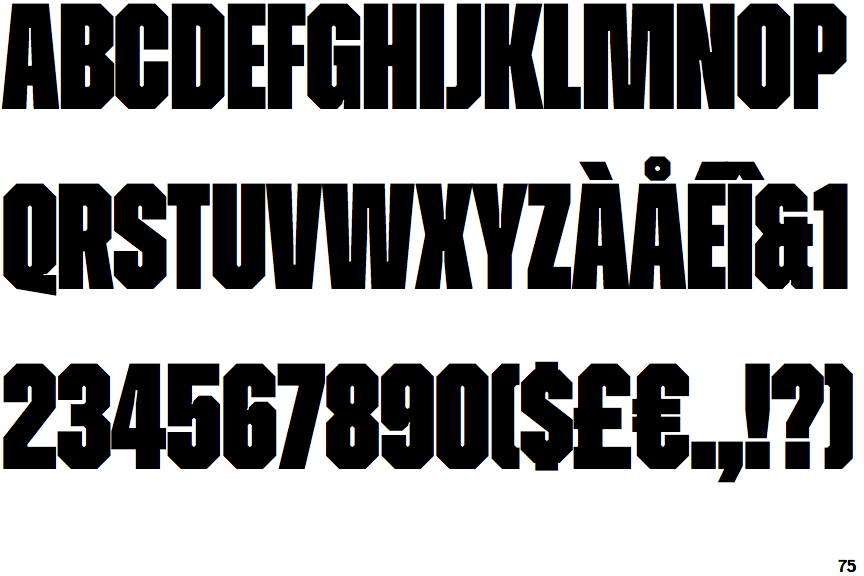 Identifont - Zuume Edge Black