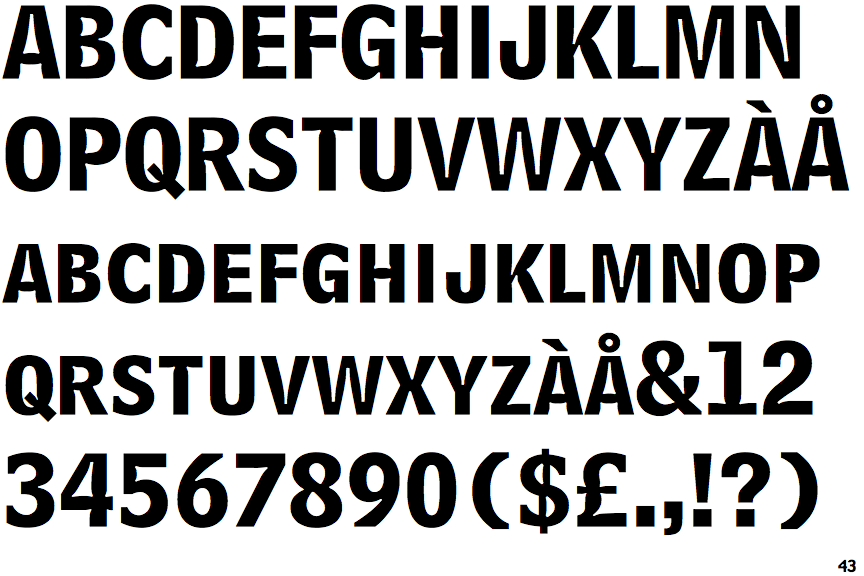 Identifont - Bell Centennial Bold Listing