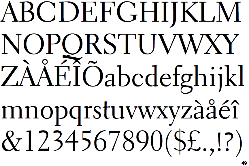 Identifont - Electra