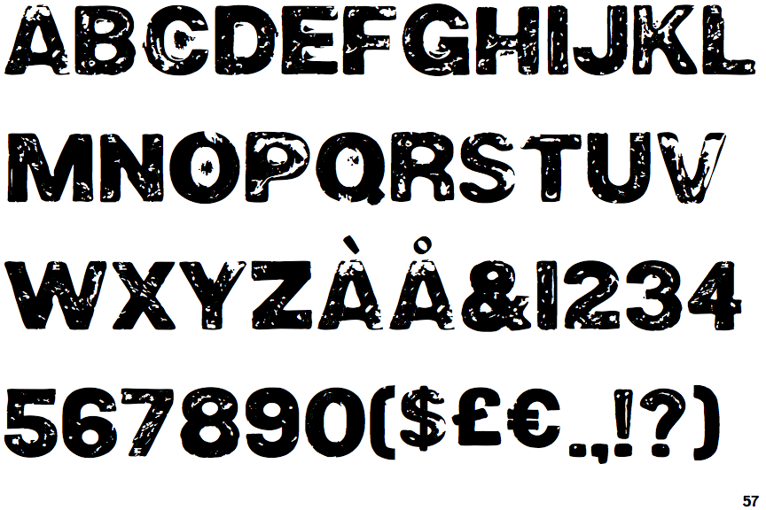 Identifont - Roughneck Extreme
