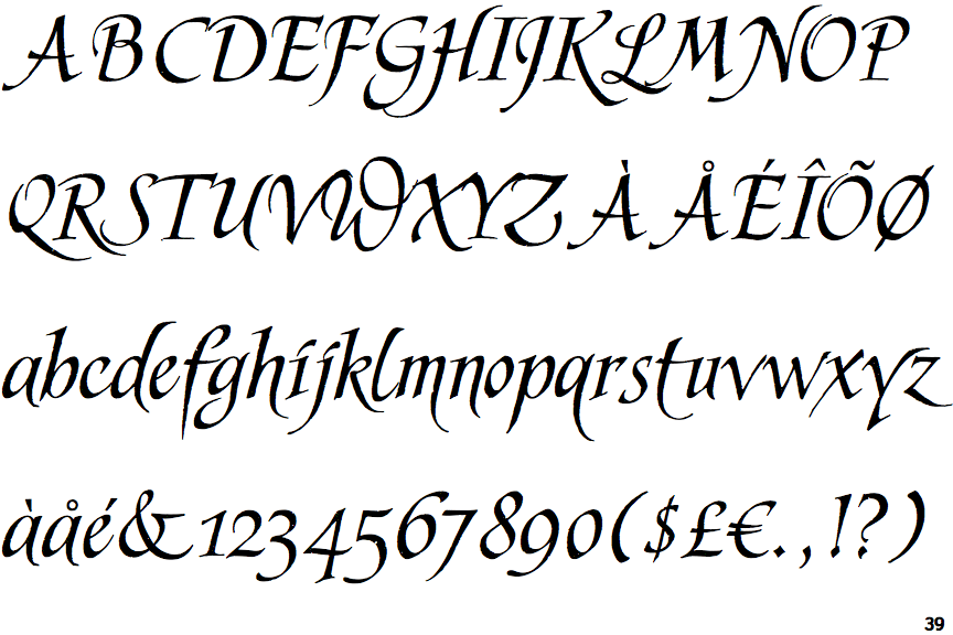 Identifont - Aquitania Script
