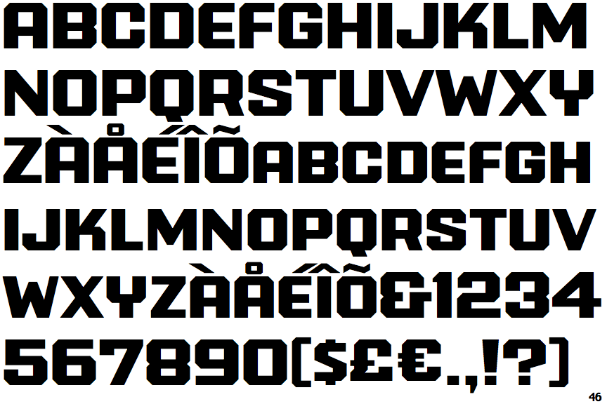 Identifont - PowerStation Solid Wide