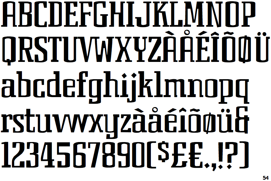 Identifont - Bender Head