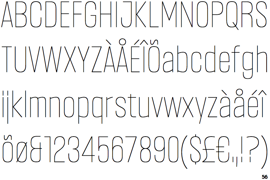 Identifont - Headlines Thin