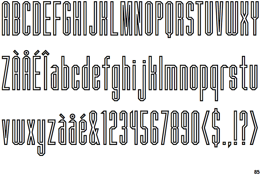 Identifont - Fanatique Inline