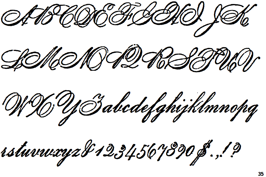Identifont - Archive Penman Script