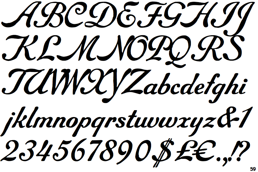 Identifont - Archive Roundface Script