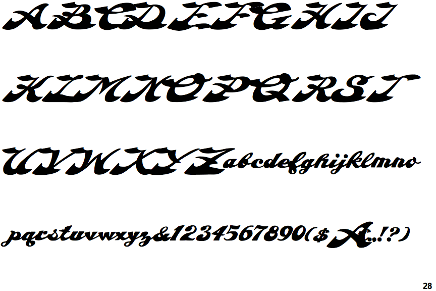 Identifont - AZ Hobie