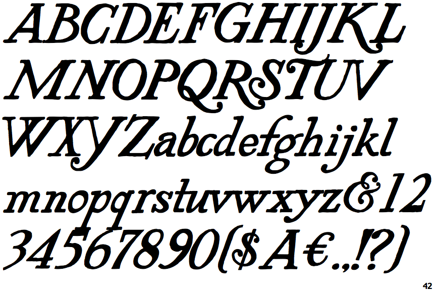 Identifont - AZ Plug Italic