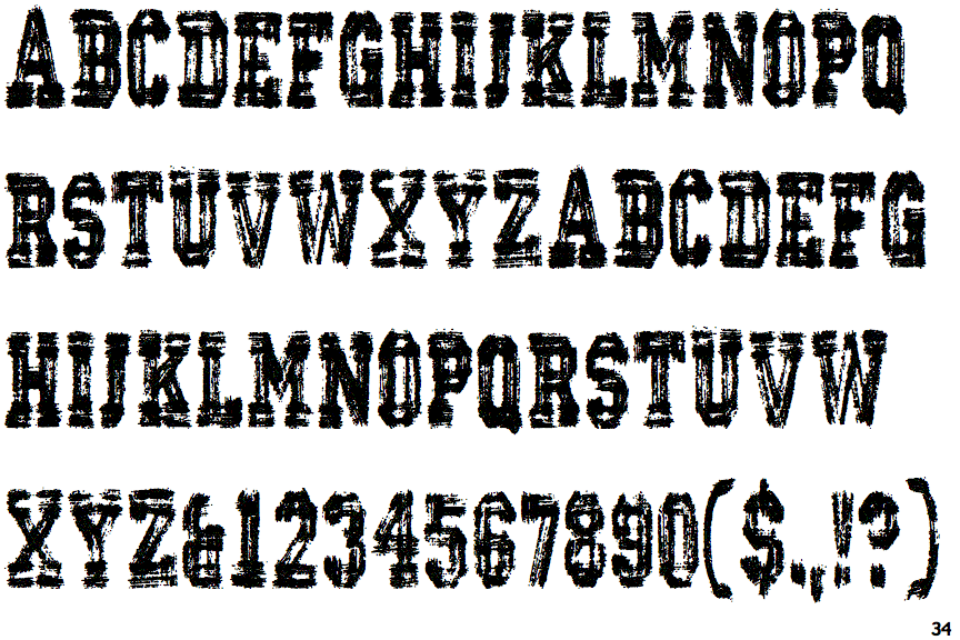 Identifont - AZ Varsity Brush