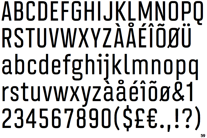 Identifont - Megato Condensed