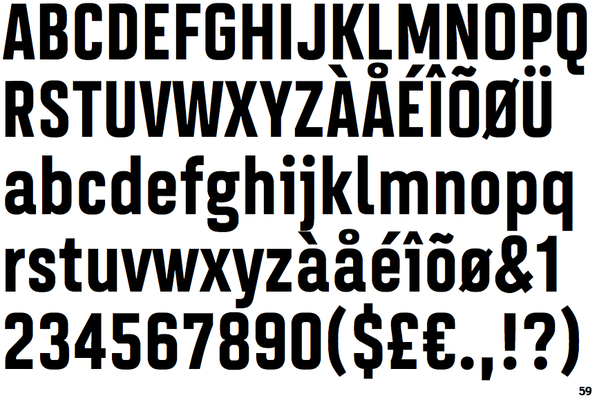Identifont - Megato Condensed Bold