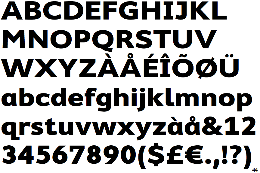 Identifont - Cambridge Bold Expanded