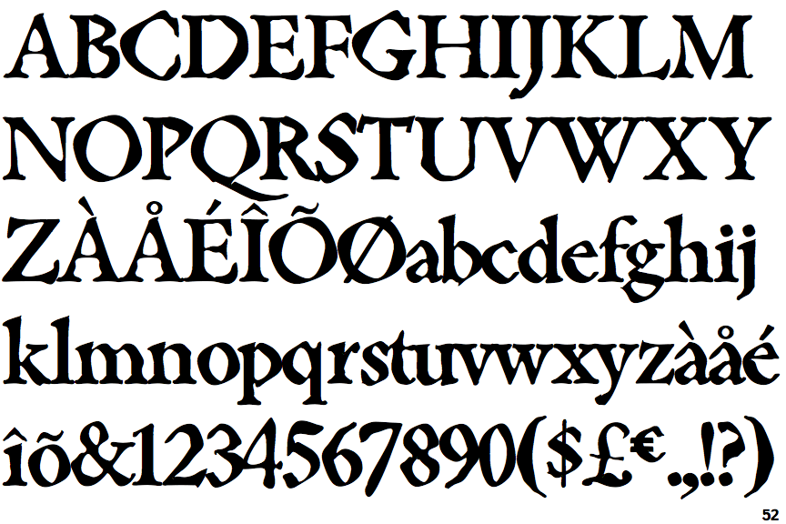 Identifont - Sleepy Hollow