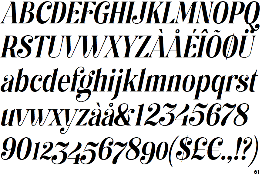 Identifont - Kage Pro Oblique