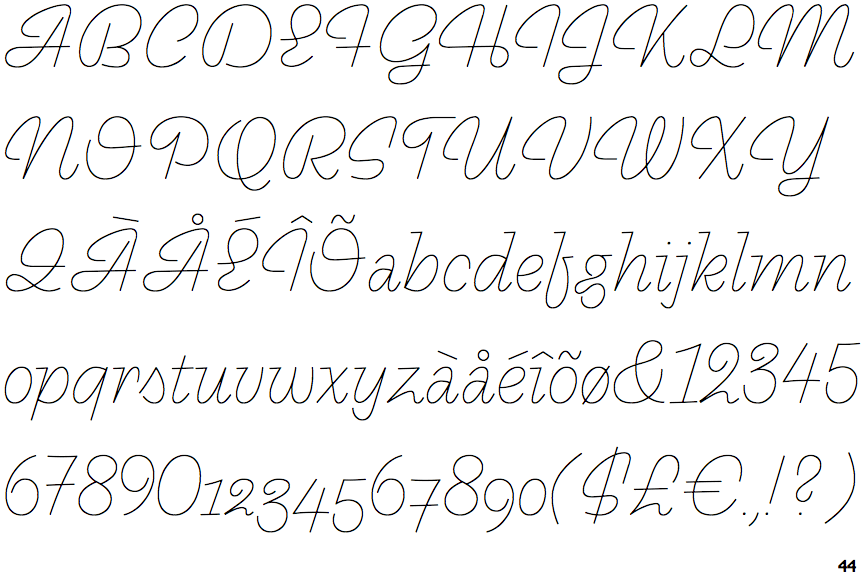 Identifont - Avril Thin