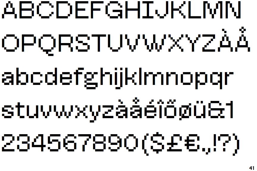 Identifont - Booster Pixel