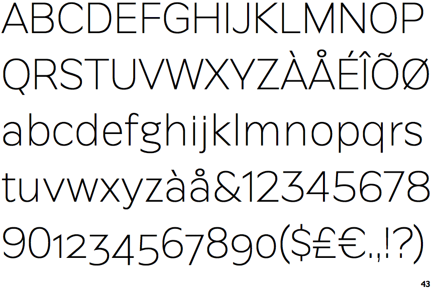 Identifont - Daimito Thin