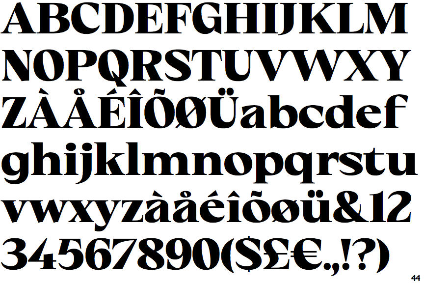 Identifont - Eternal Black